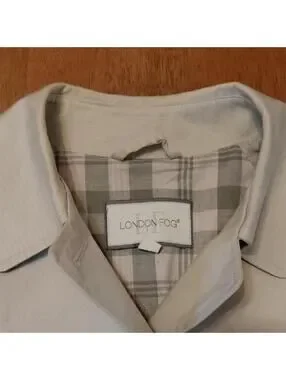 London Fog | Jackets & Coats | London Fog Light Cream Trench Coat ...